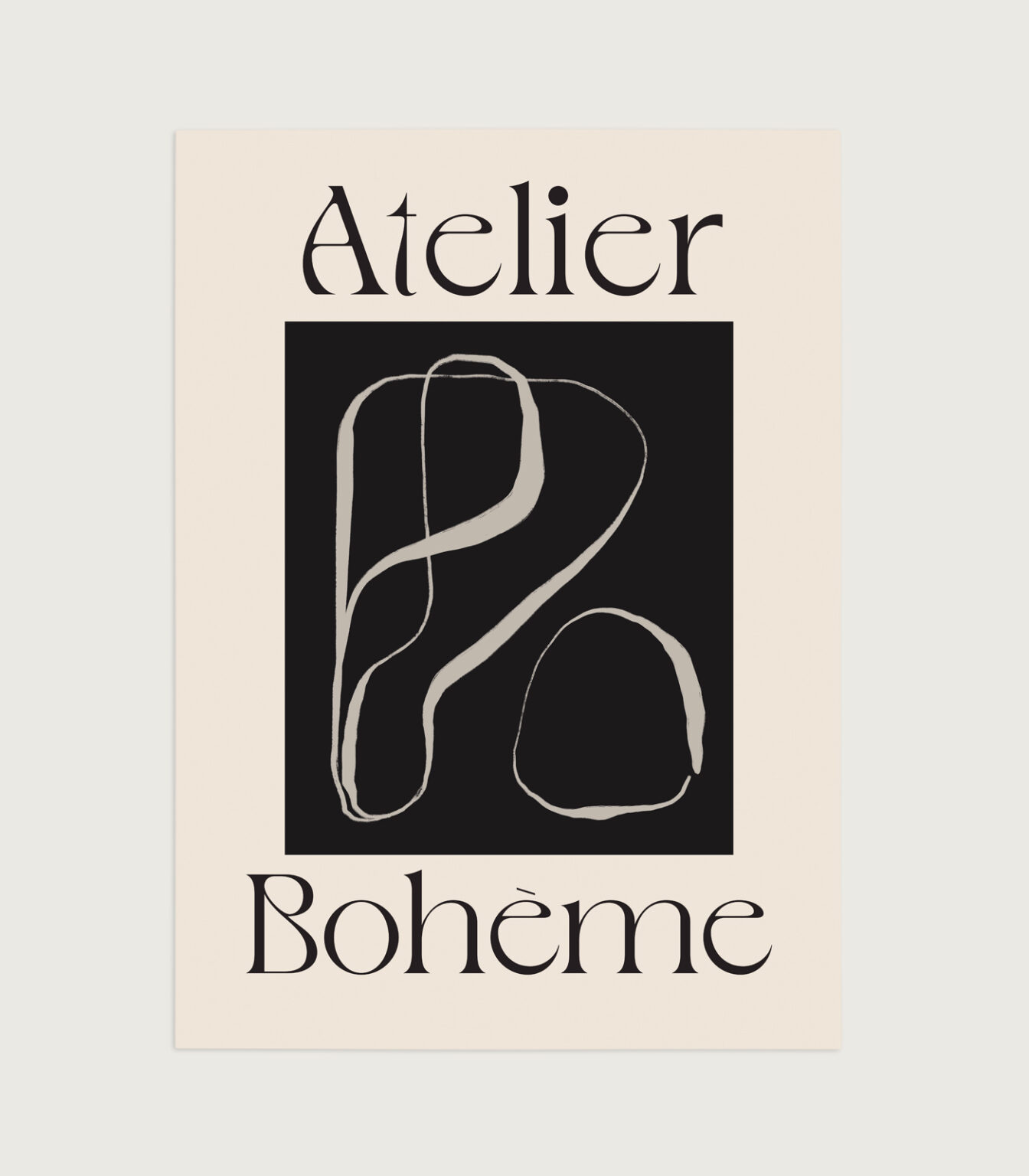 Atelier Bohème Poster - thepostertribe.com