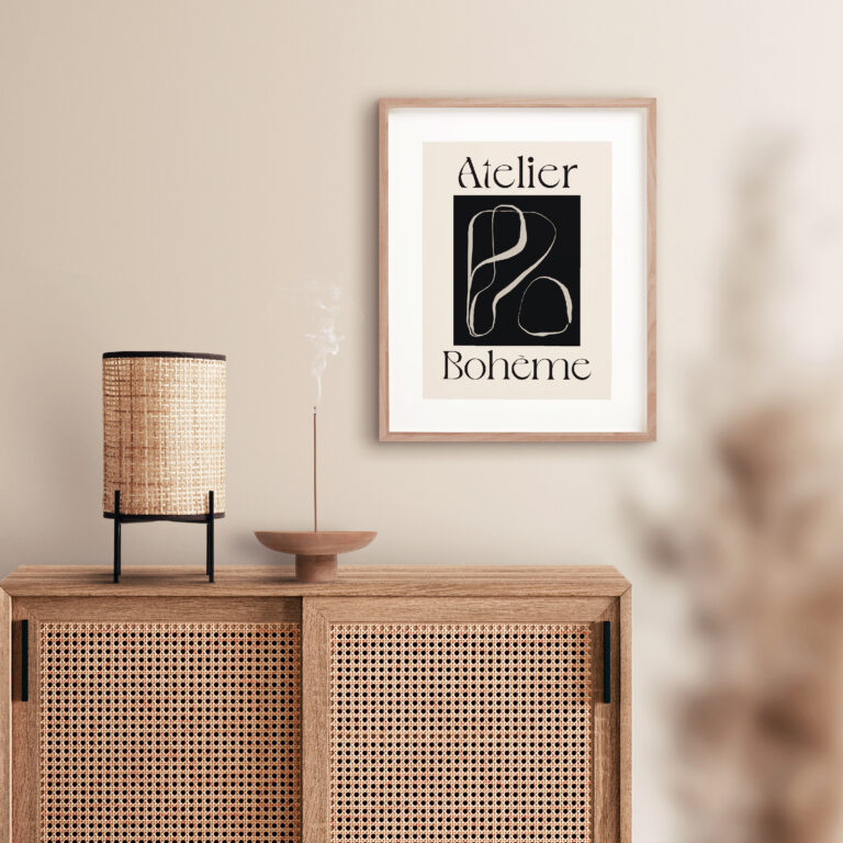 Atelier Bohème Poster - thepostertribe.com